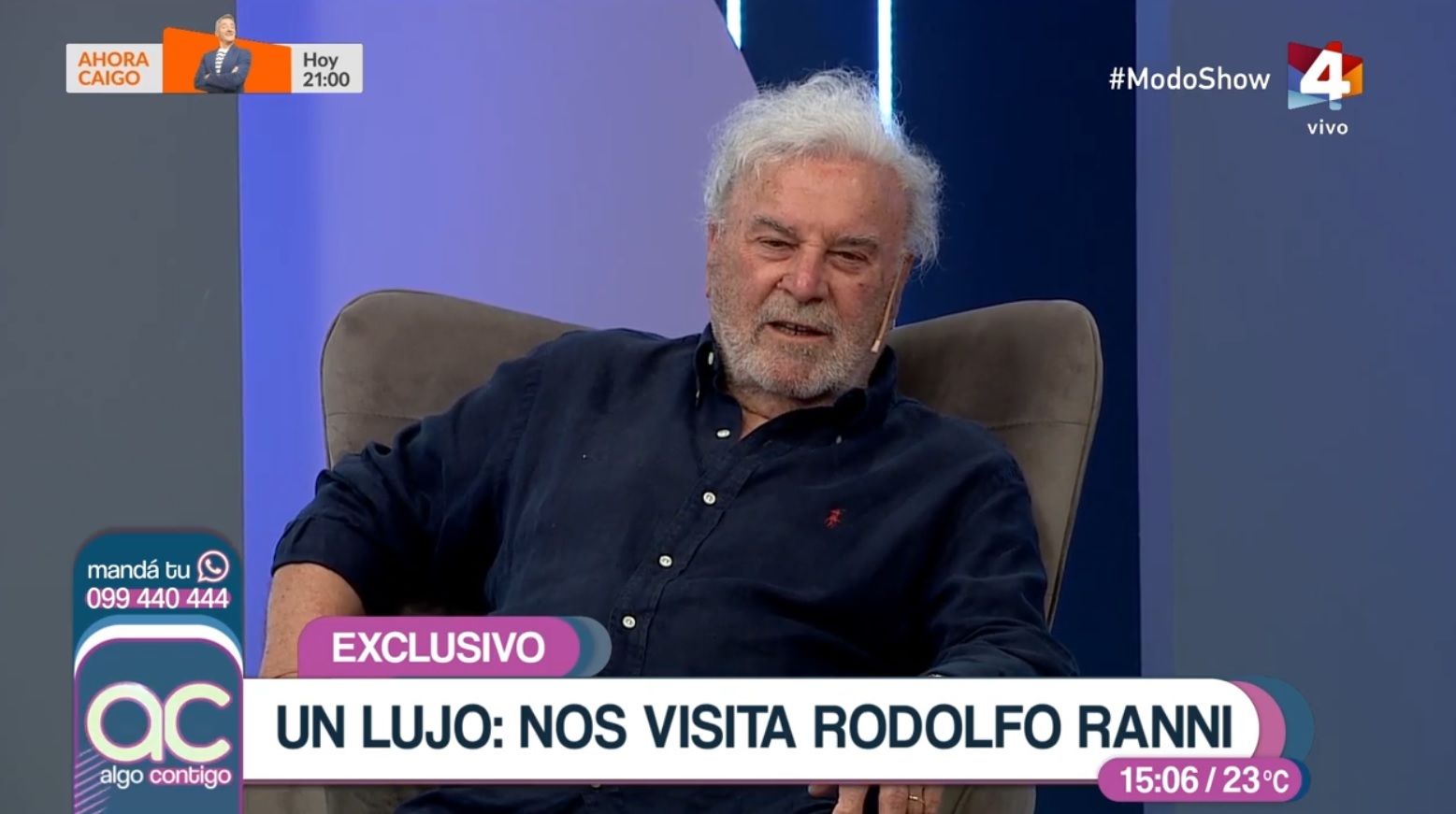 Rodolfo Ranni auténtico: Los actores estamos todos sin trabajo
