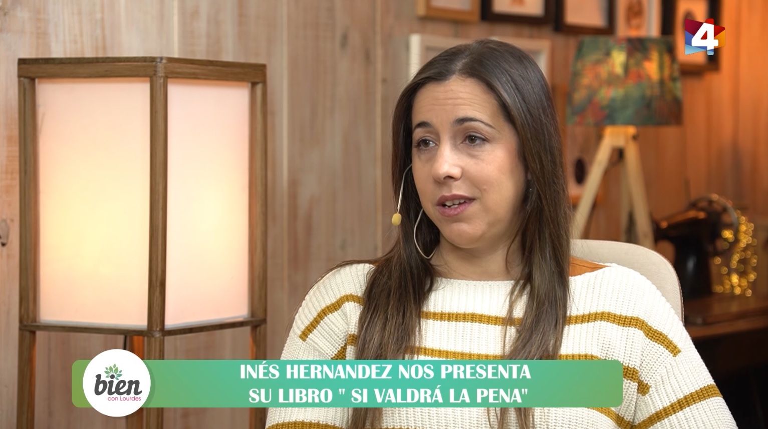Bien con Lourdes - Inés Hernández presenta su libro Si valdrá la pena