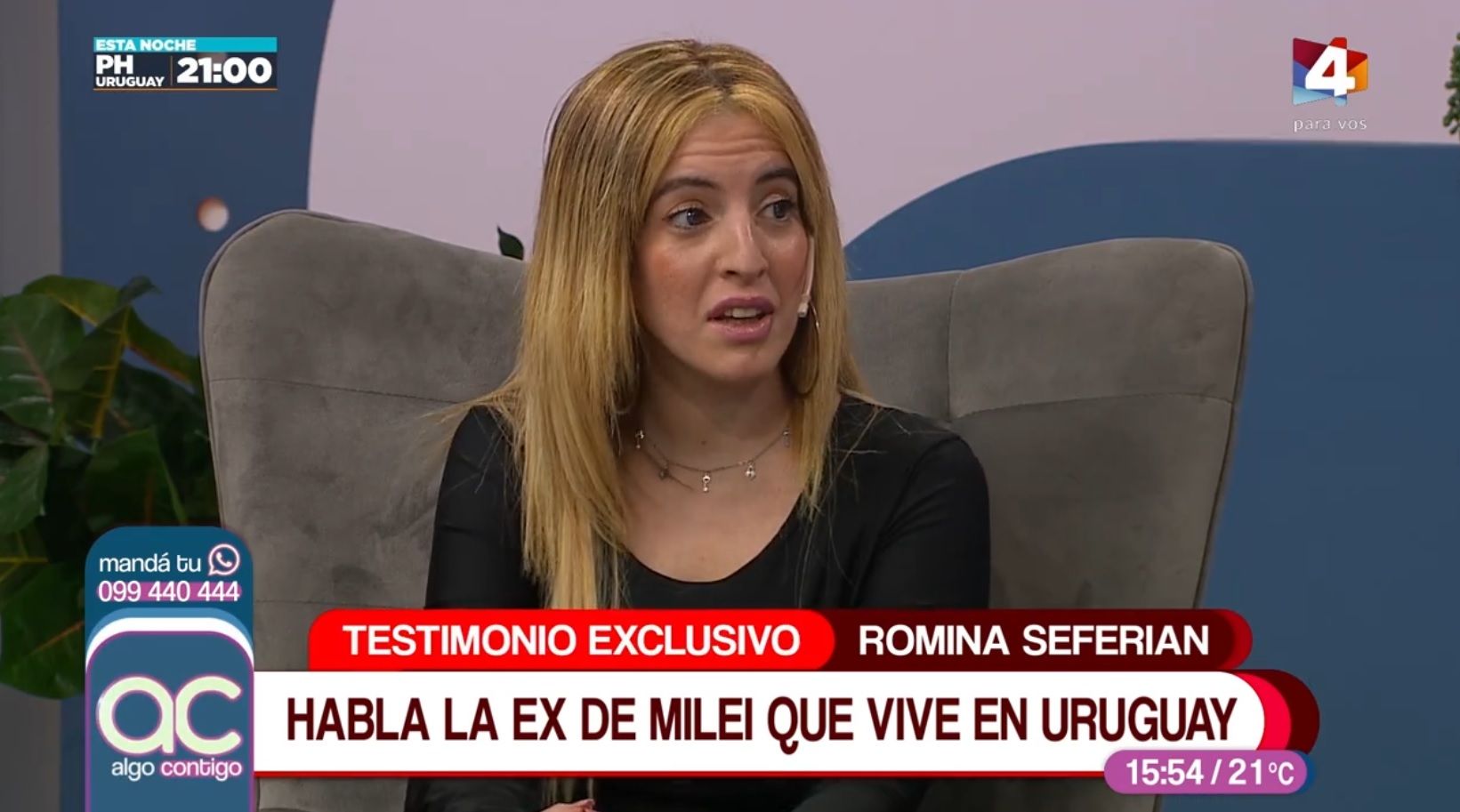 Algo Contigo - Romina Seferian, la ex de Milei que vive en Uruguay