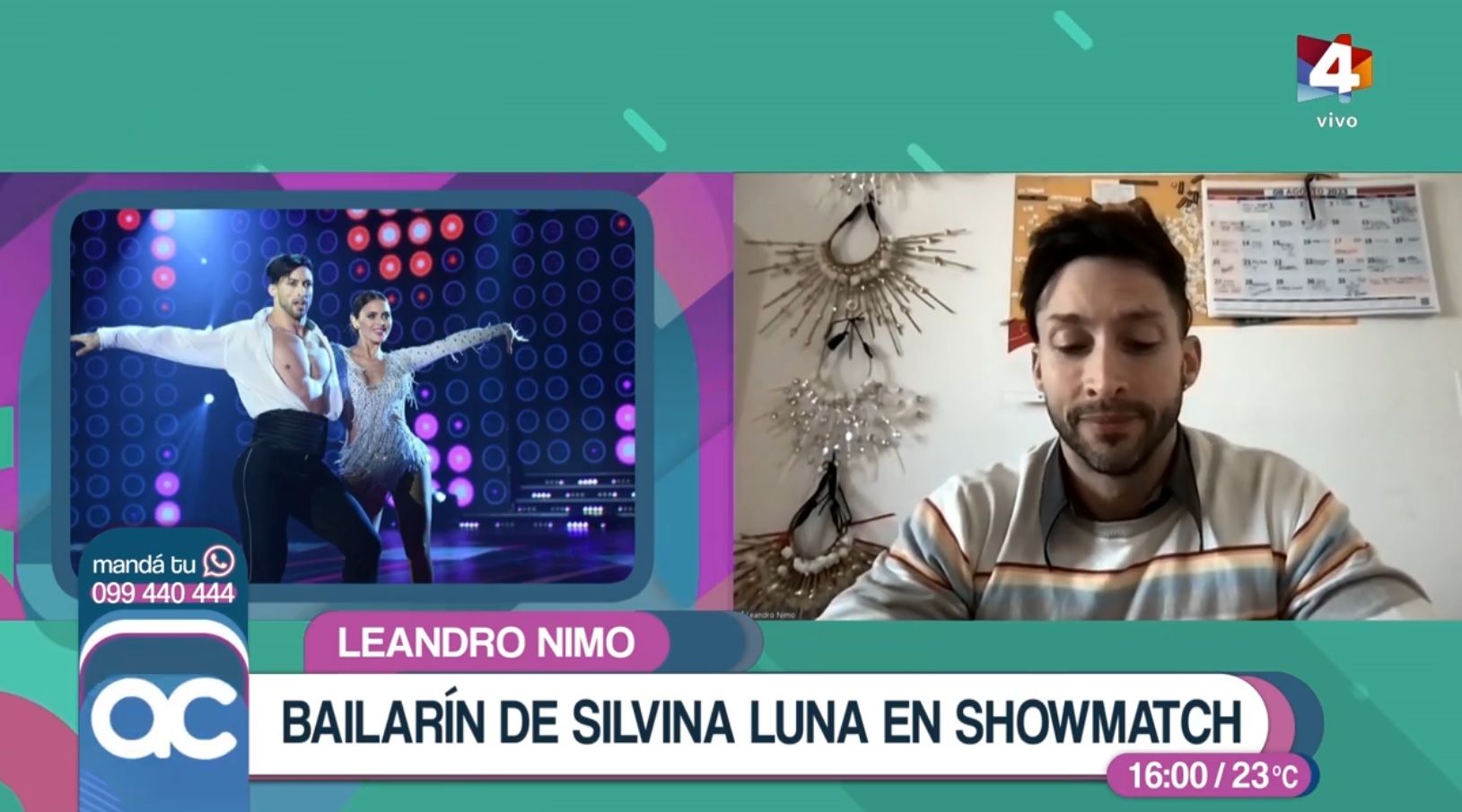Algo Contigo - Hablamos con Leandro Nimo, bailarín de Silvina Luna en ...