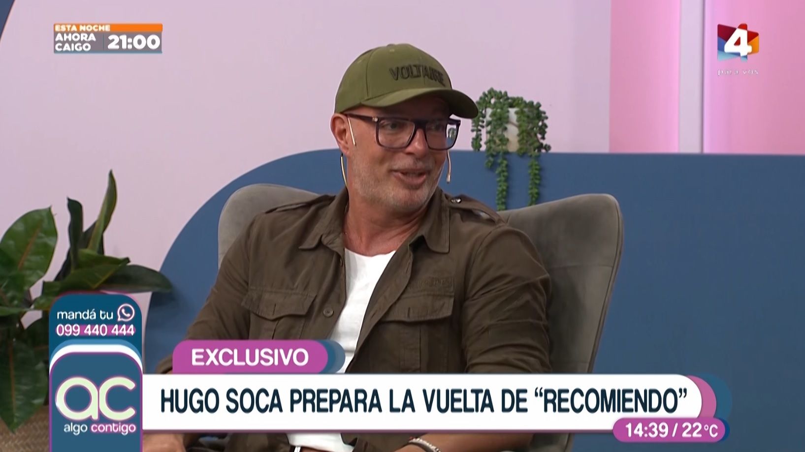 Algo Contigo - Hugo Soca prepara la vuelta de Recomiendo