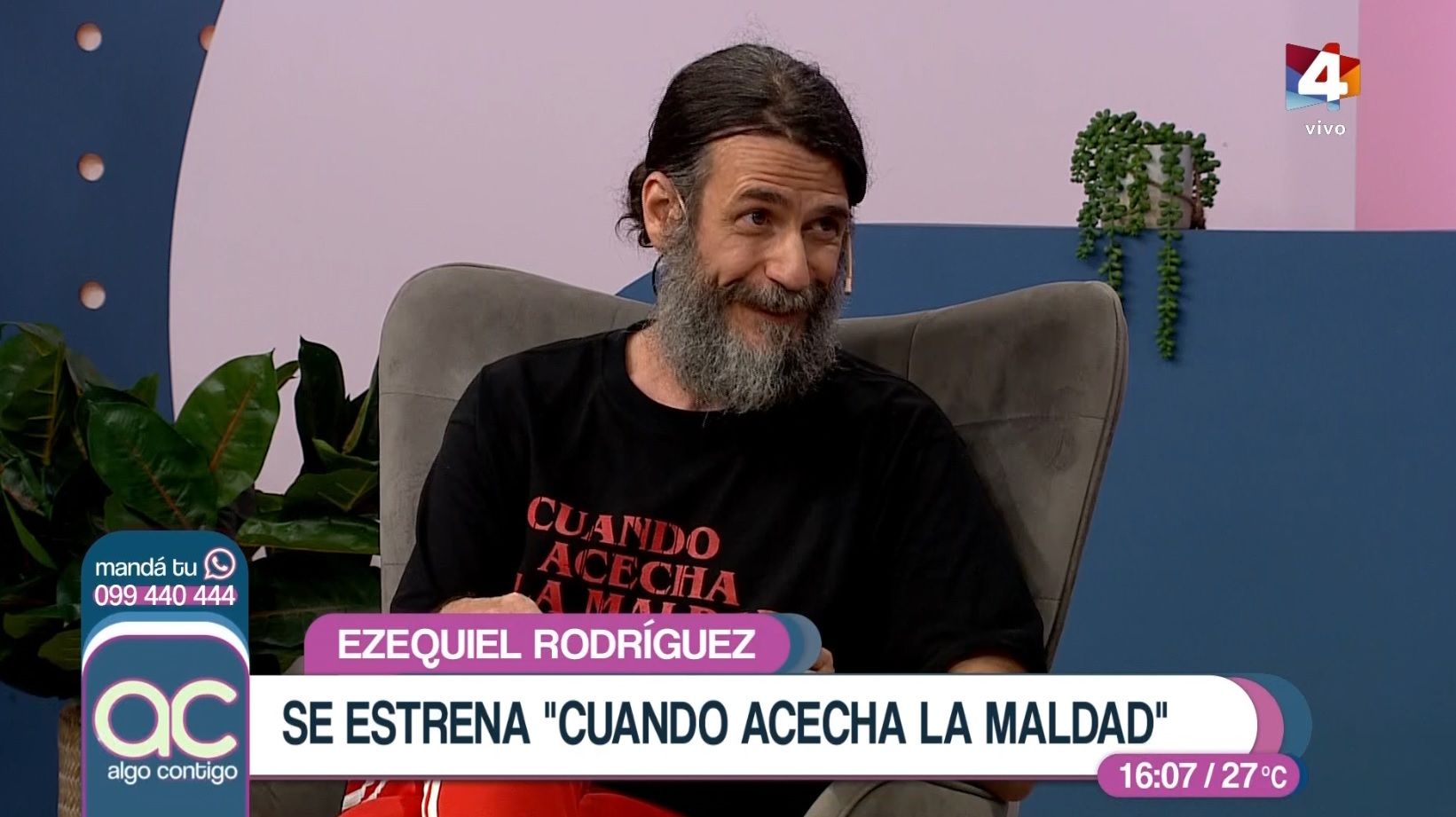 Algo Contigo - Ezequiel Rodríguez presenta Cuando acecha la maldad
