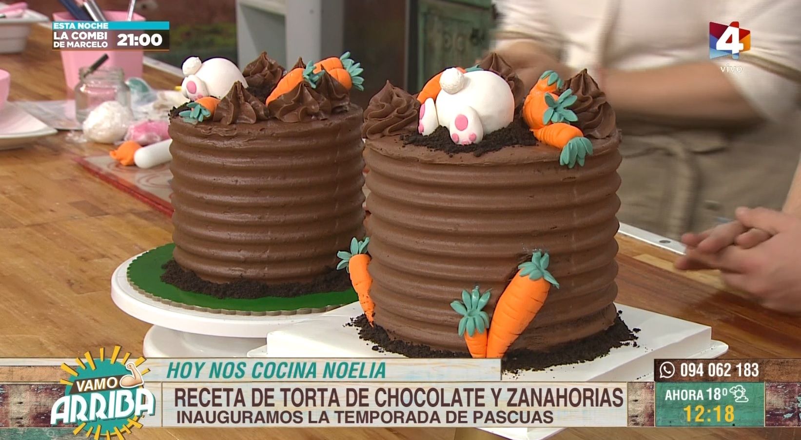 Vamo Arriba - Torta de Chocolate y Zanahorias