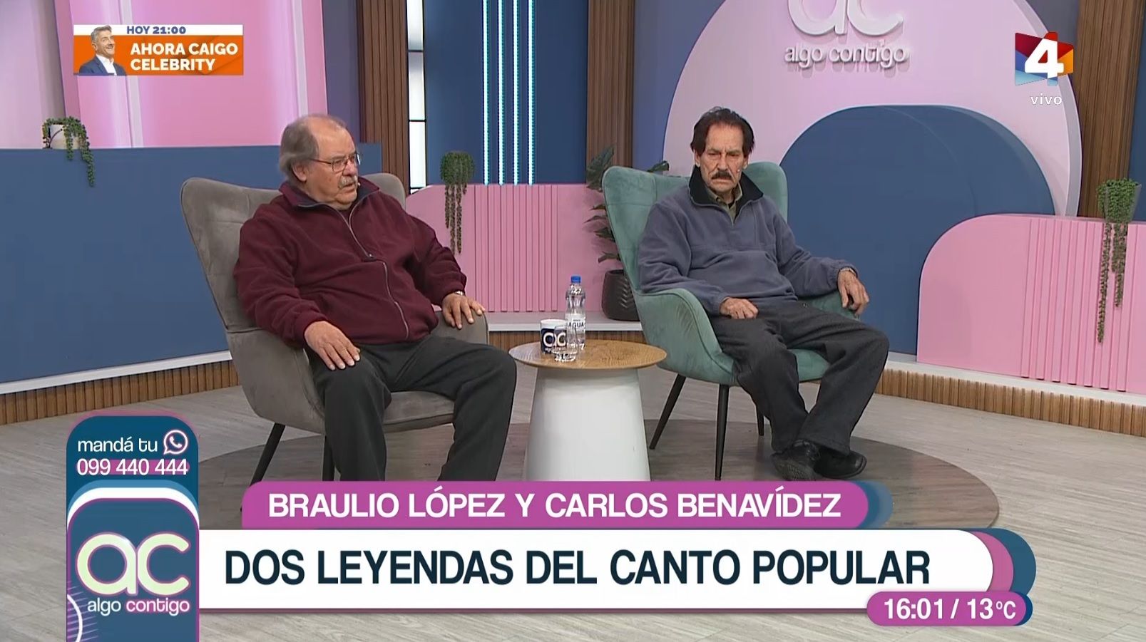Algo Contigo - Braulio López y Carlos Benavídez presentan Canciones de ...